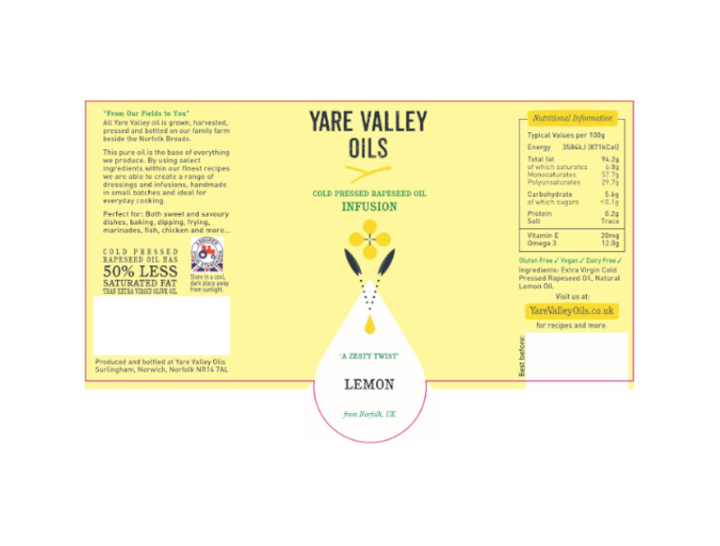 Rapeseed Oil – Lemon – Ernie's Zero Waste Shop